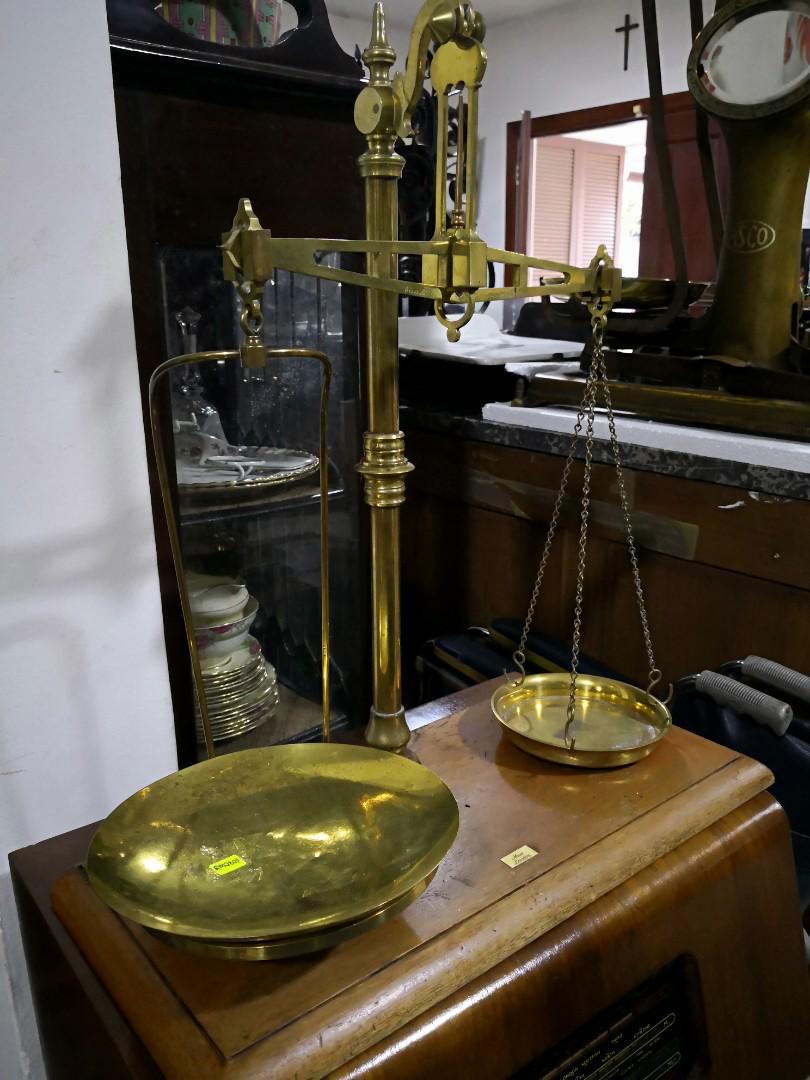 Antique weighing scale, Furniture & Home Living, Home Decor, Vases ...