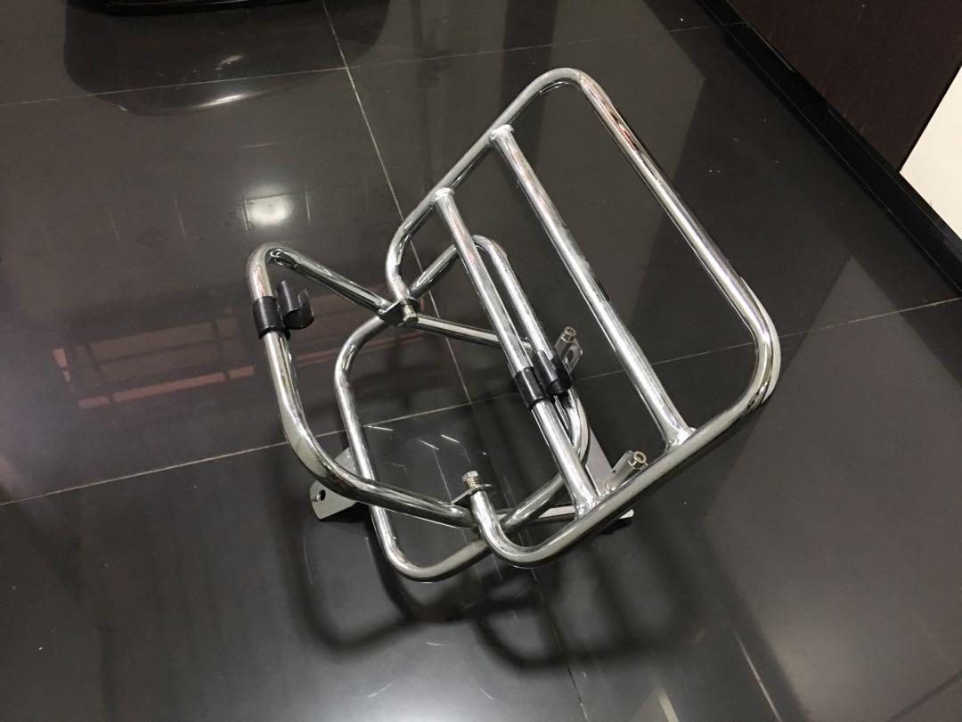 Chrome Rear Rack for Vespa, Motorcycles, Motorcycle Accessories on ...
