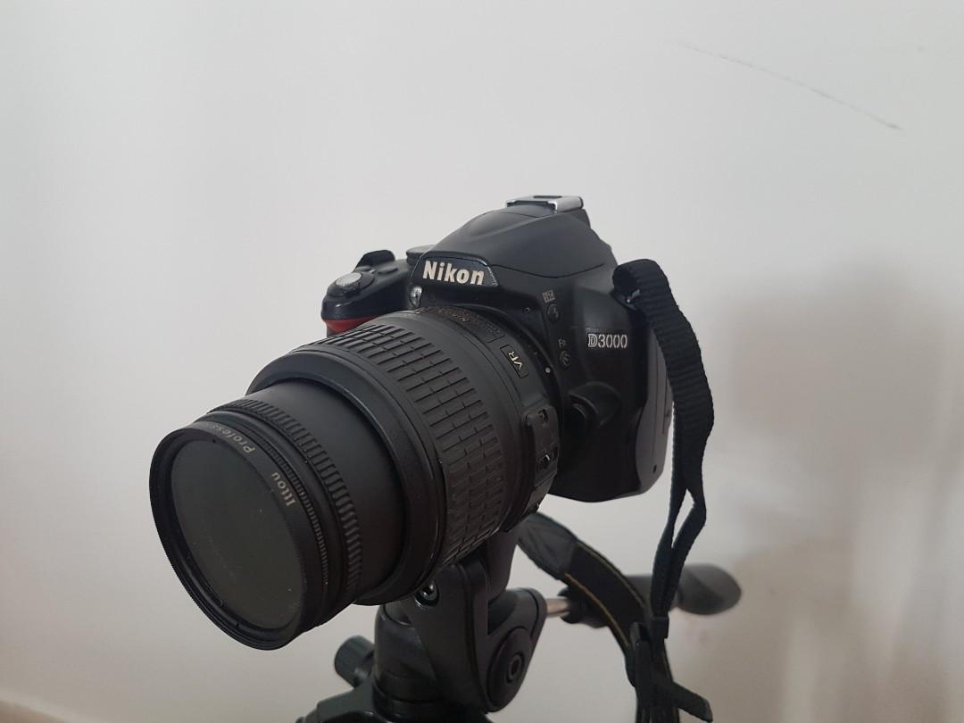 D3000, Photography, Cameras on Carousell