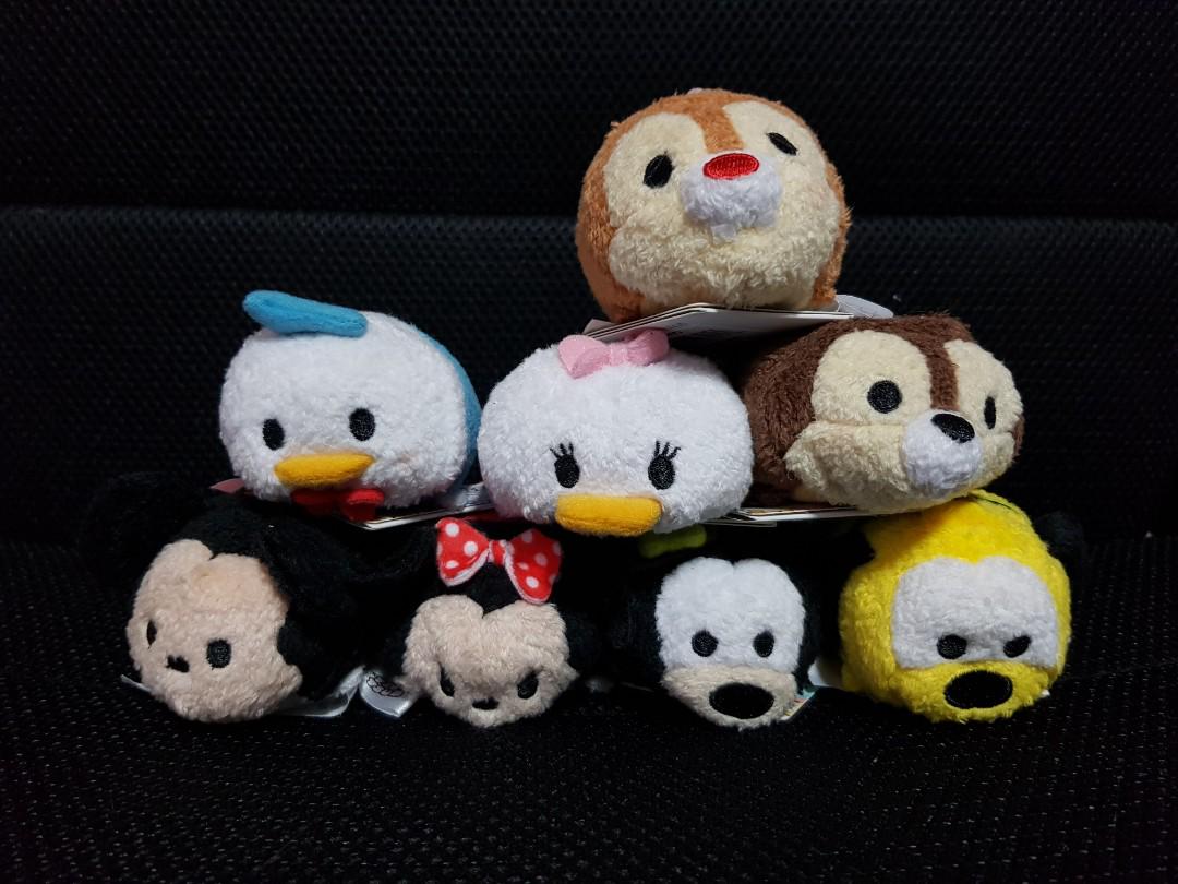 Disney Tsum Tsum Mickey Minnie Donald Daisy Goofy Chip Dale Pluto ...