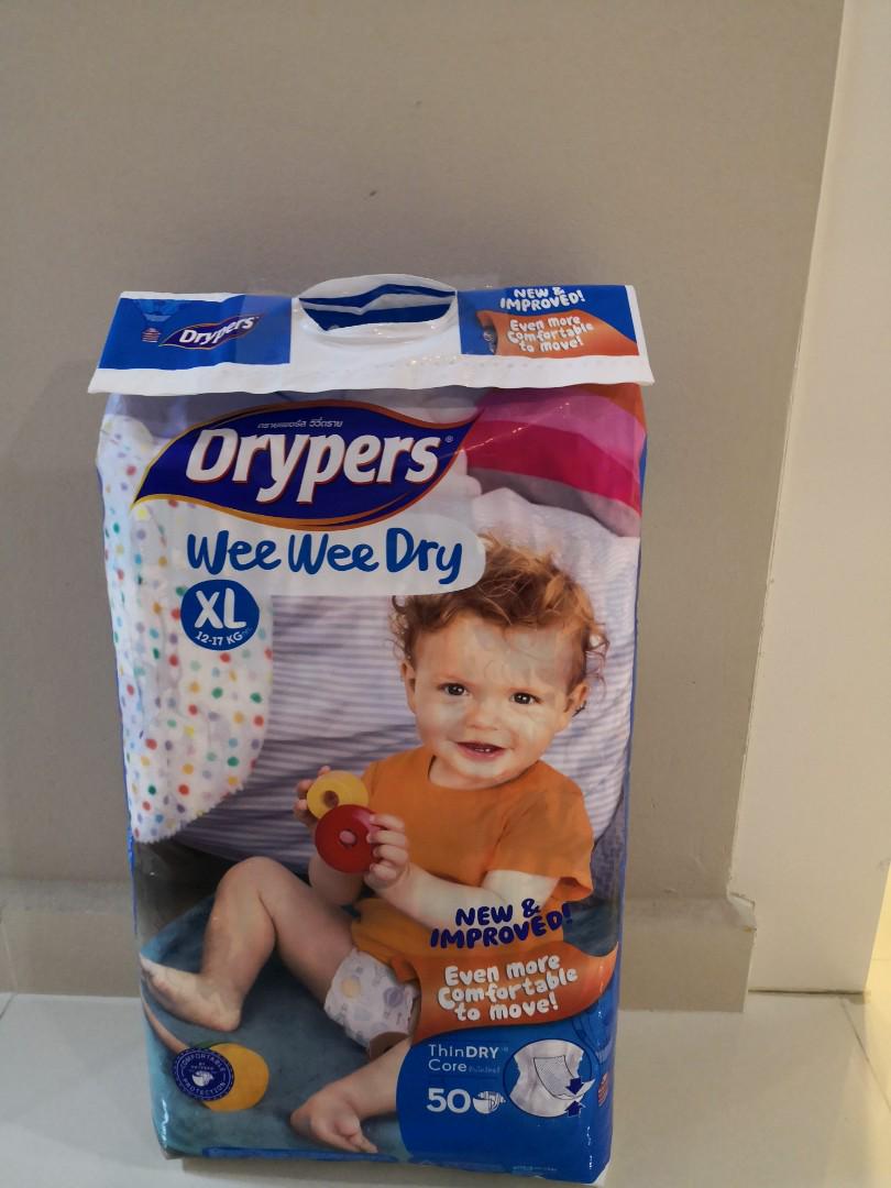 Drypers XL diapers, Babies & Kids, Bathing & Changing, Diapers & Baby ...