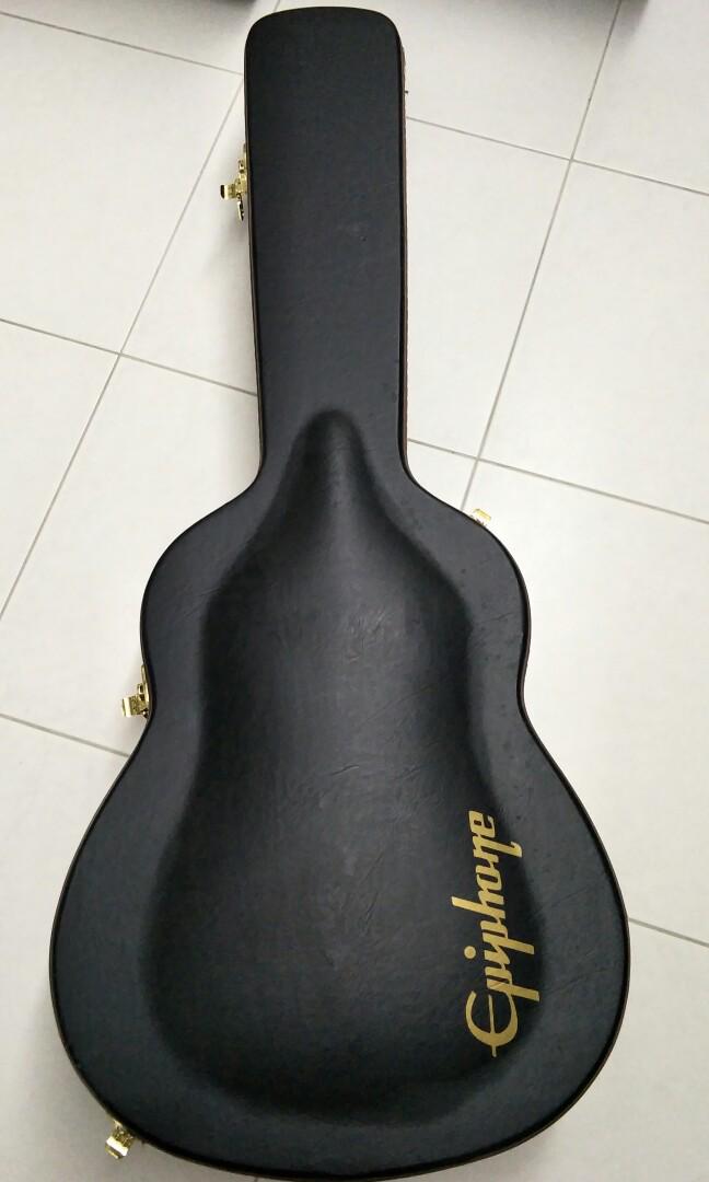 Epiphone Hummingbird Pro with Epiphone Dreadnought Hardcase, Hobbies ...