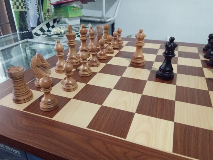 Exclusive Chess Board 18mm + Capablanca chess set, Hobbies & Toys, Toys ...