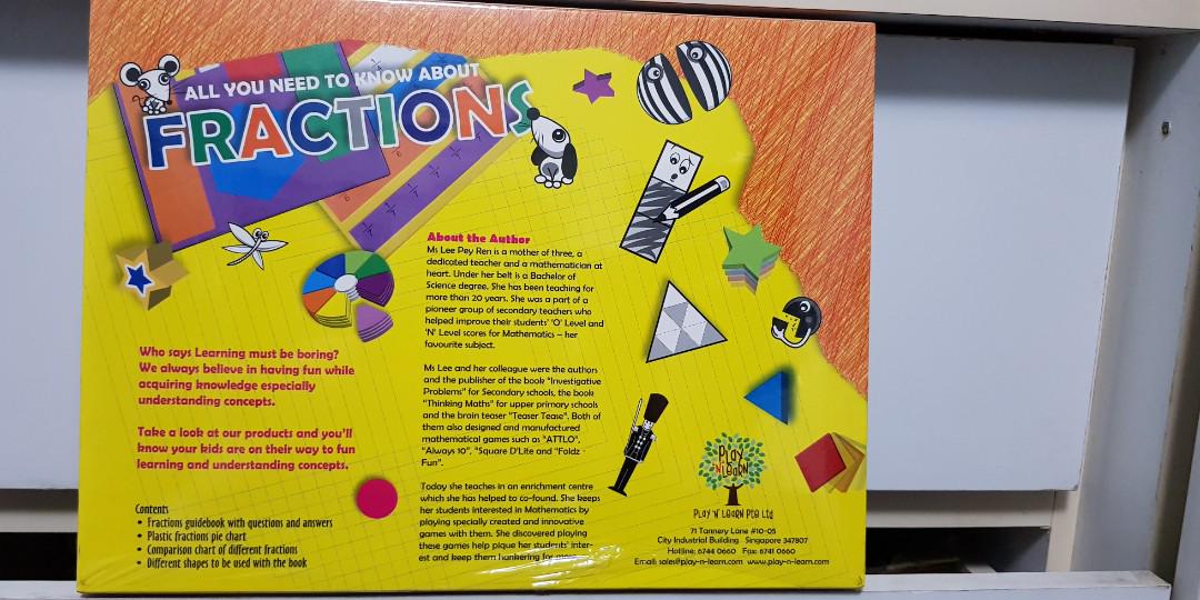 Fractions - all you need to know about fractions, Books & Stationery ...