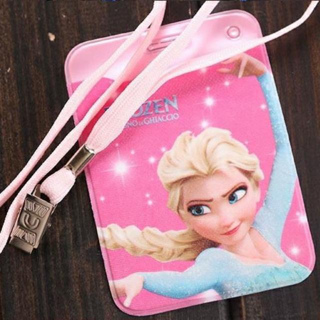 FROZEN Elsa Pink ID Card Badge Holder, Hobbies & Toys, Toys & Games on ...