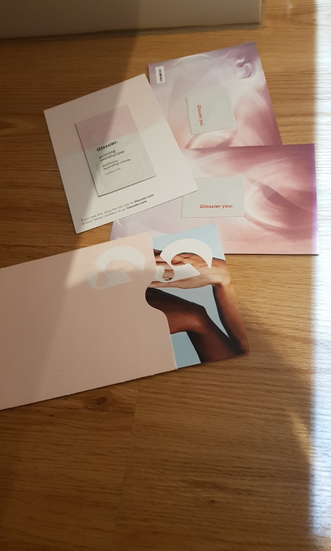 Glossier samples and welcome card, Beauty & Personal Care, Face, Makeup ...