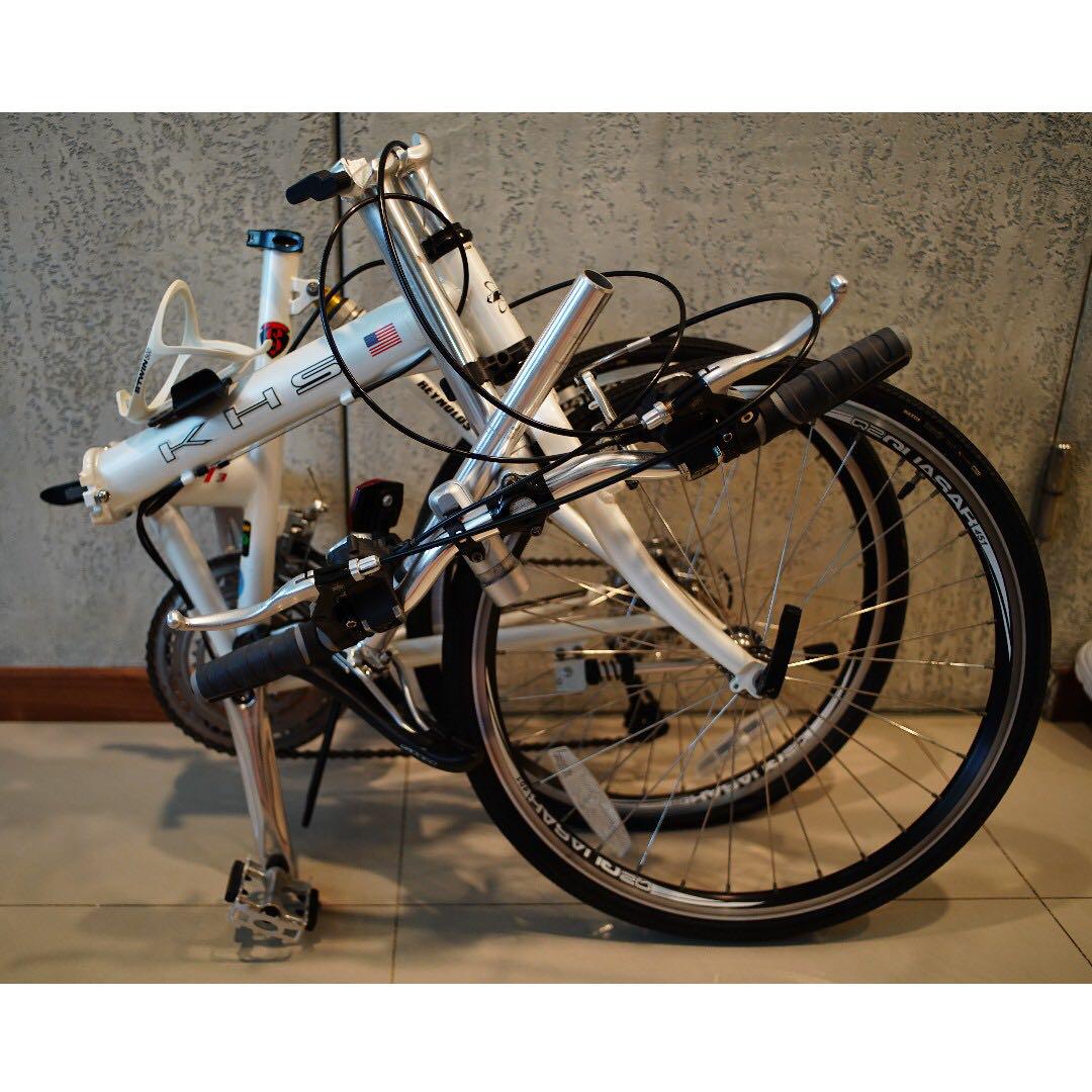 KHS F20-T3 fold bike very new, Sports Equipment, Bicycles & Parts, Bicycles on Carousell