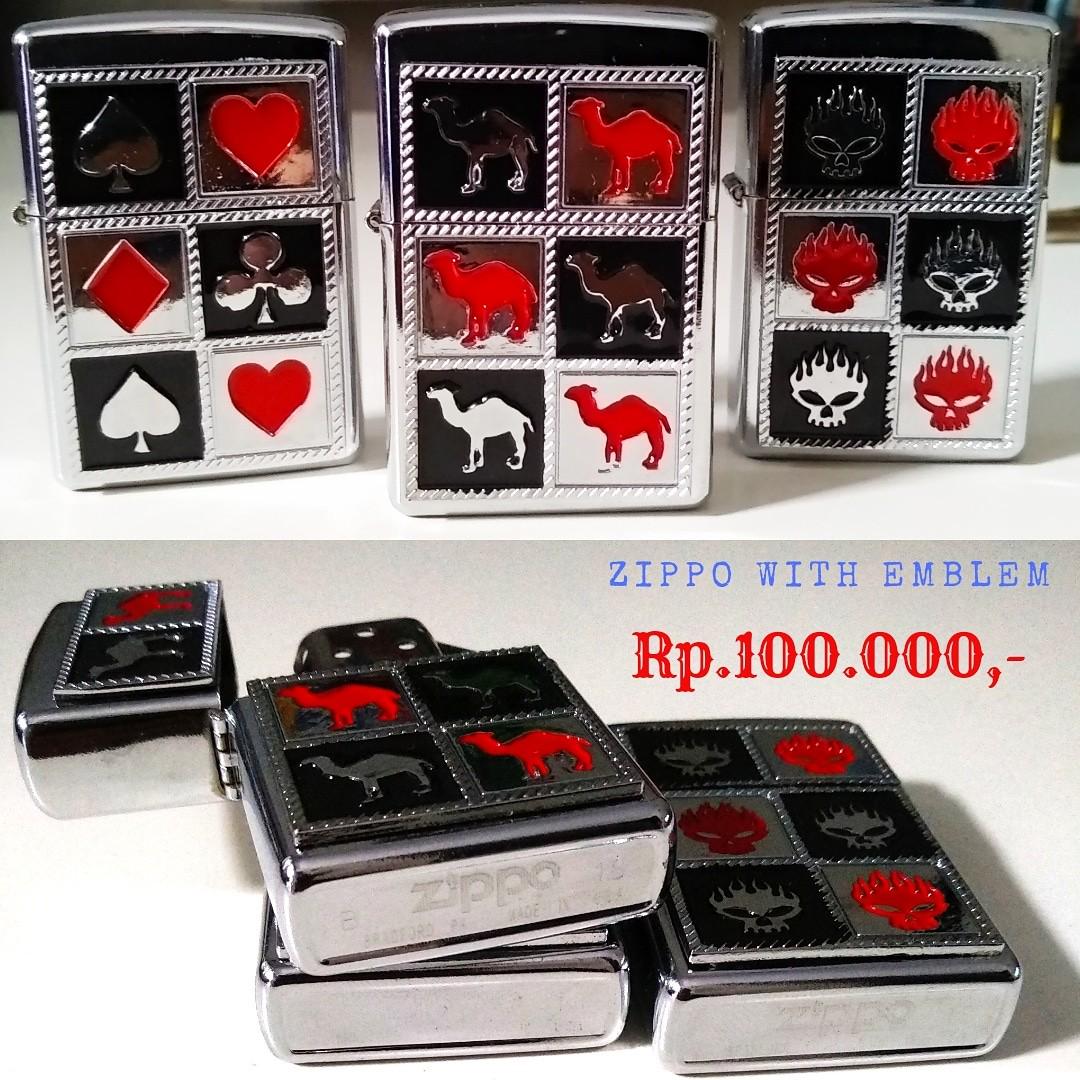 Korek zippo emblem keren, Serba Serbi, Others di Carousell