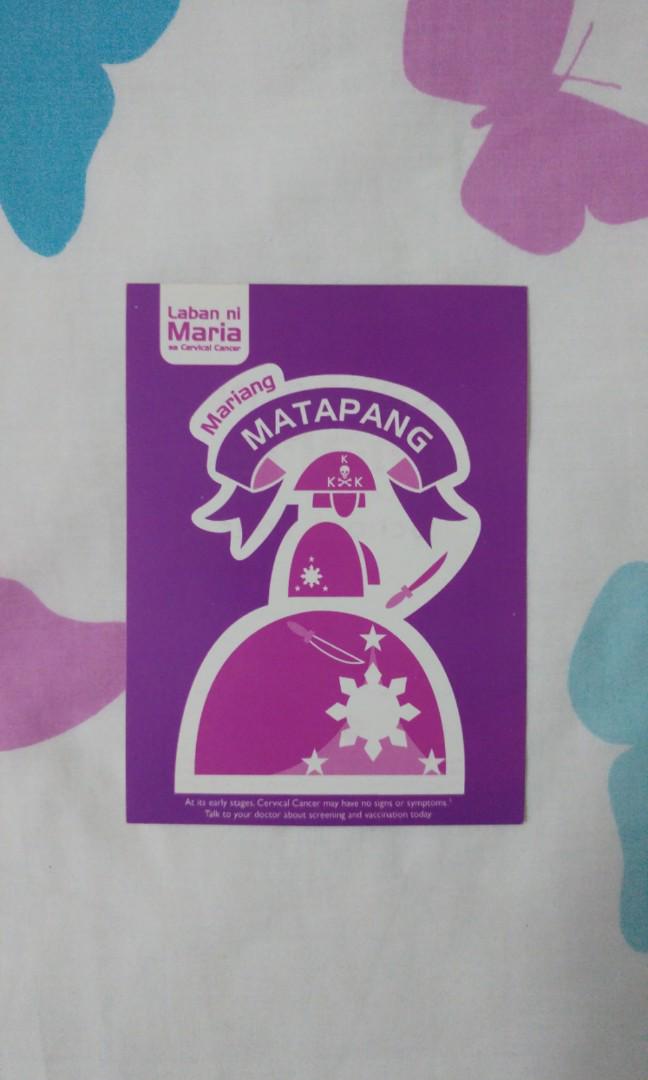 "Laban ni Maria" Cervical Cancer Awareness Sticker, Hobbies & Toys ...