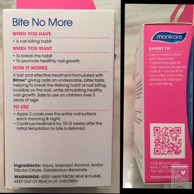Manicare Bite No More, Beauty & Personal Care, Face, Face Care on Carousell
