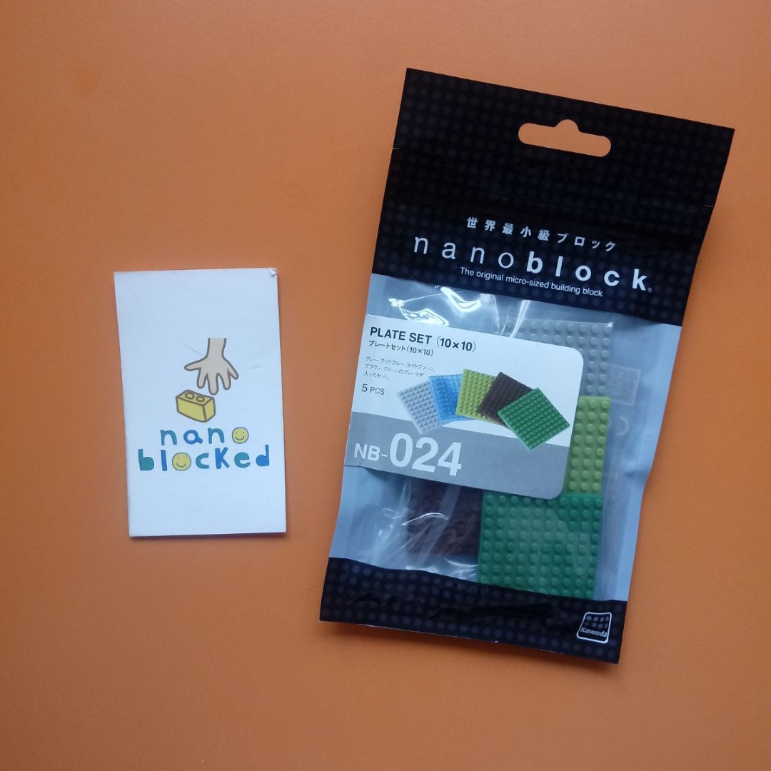 nanoblock NB_024 plate set 10 × 10 基本底板, 兒童＆孕婦用品, 嬰兒玩具 - Carousell