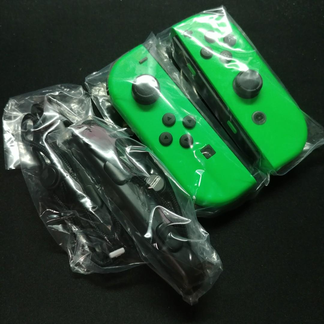 Neon Green Joy-Con (L/R) - Nintendo Switch, Video Gaming, Video Game ...