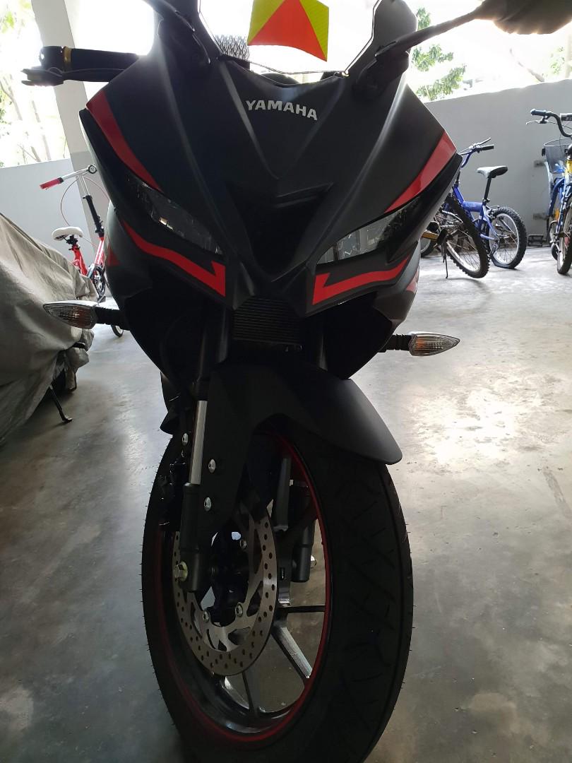 [R15 V3] Mask For Yamaha R15 V3, Motorcycles, Motorcycle Accessories on ...