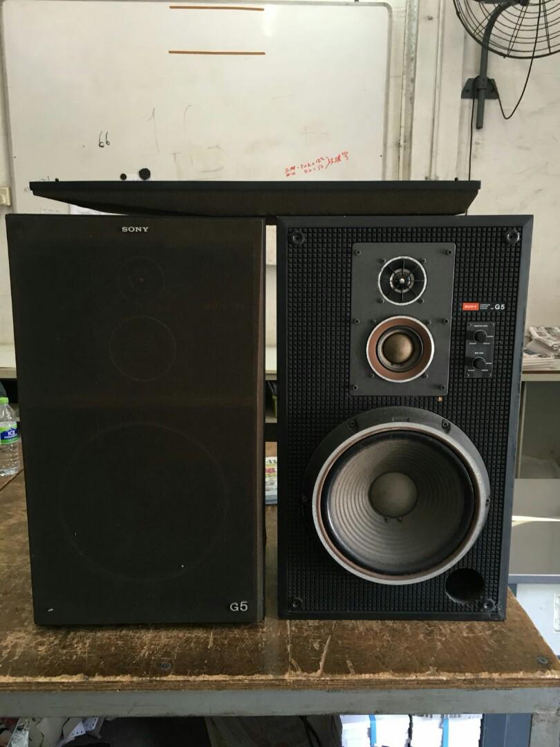 Sony SS-G5 Vintge Speakers Way 8ohm 93db 1977-80, Audio, Other Audio ...