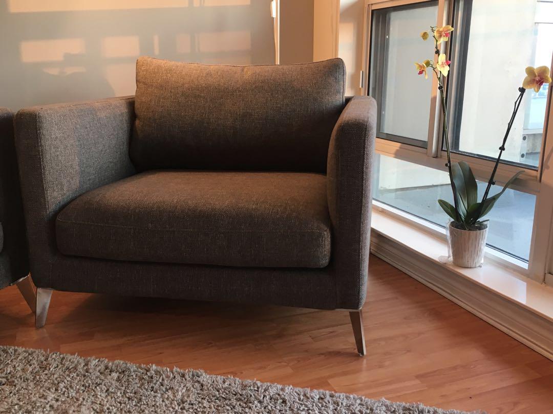 STRUCTUBE Carine Armchair Like New, Home & Furniture on Carousell