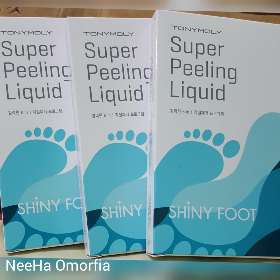 TonyMoly Shiny Foot Super Peeling Liquid, Beauty & Personal Care, Bath ...