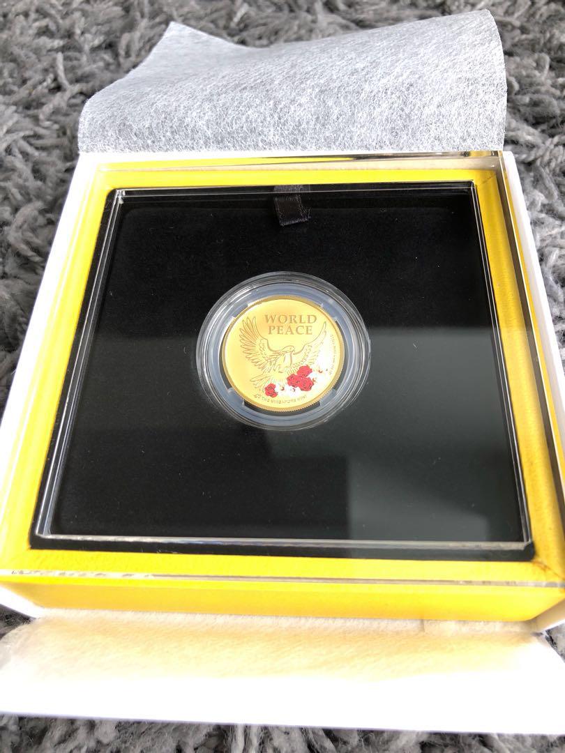 Trump - Kim summit Gold Coin, Hobbies & Toys, Memorabilia ...