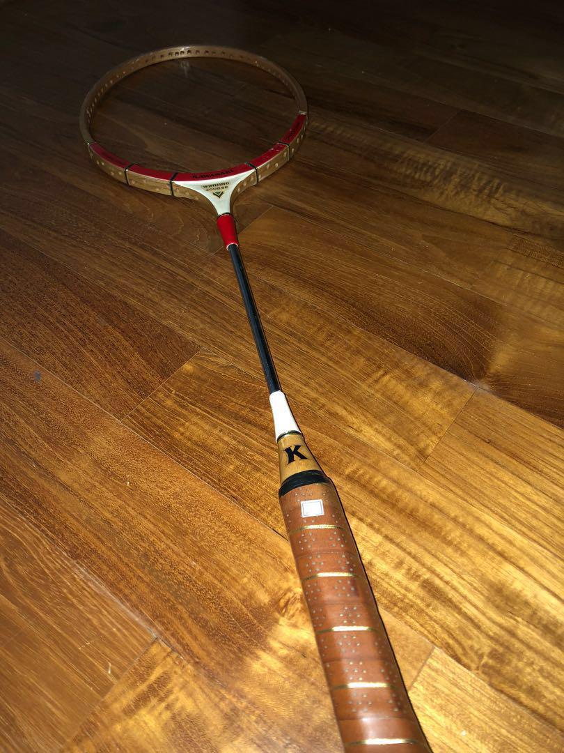 Vintage Kawasaki Wooden+Metal Badminton Racquet/Racket Frame, Hobbies ...