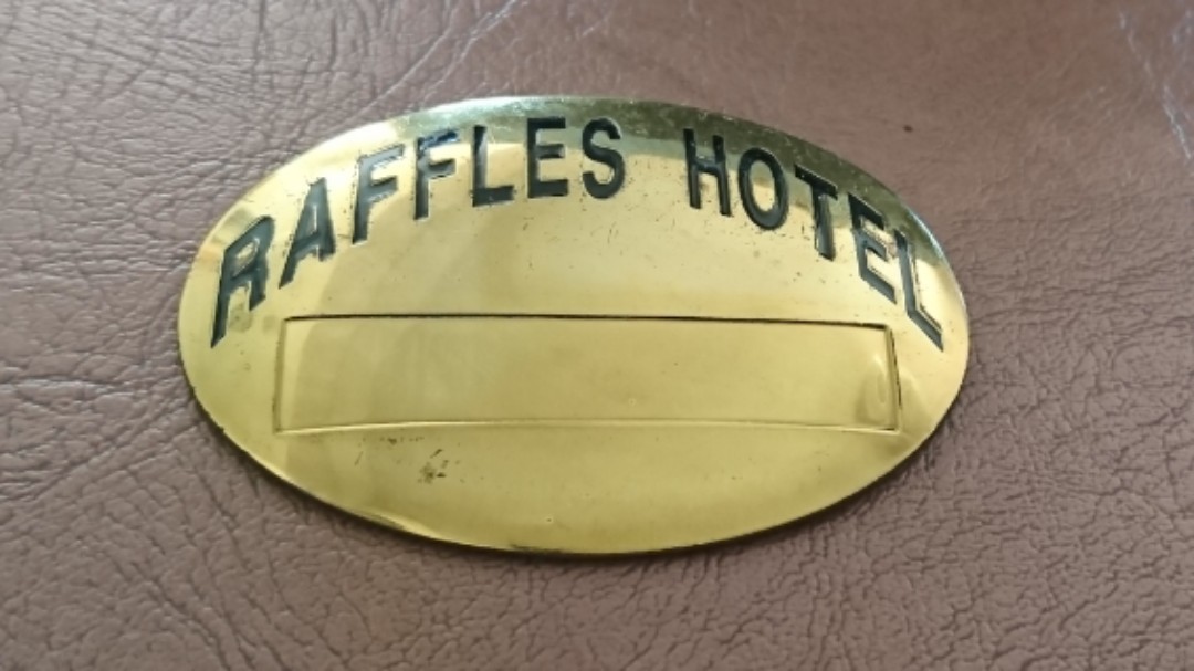 Vintage Raffles Hotel staff badge, Hobbies & Toys, Memorabilia ...