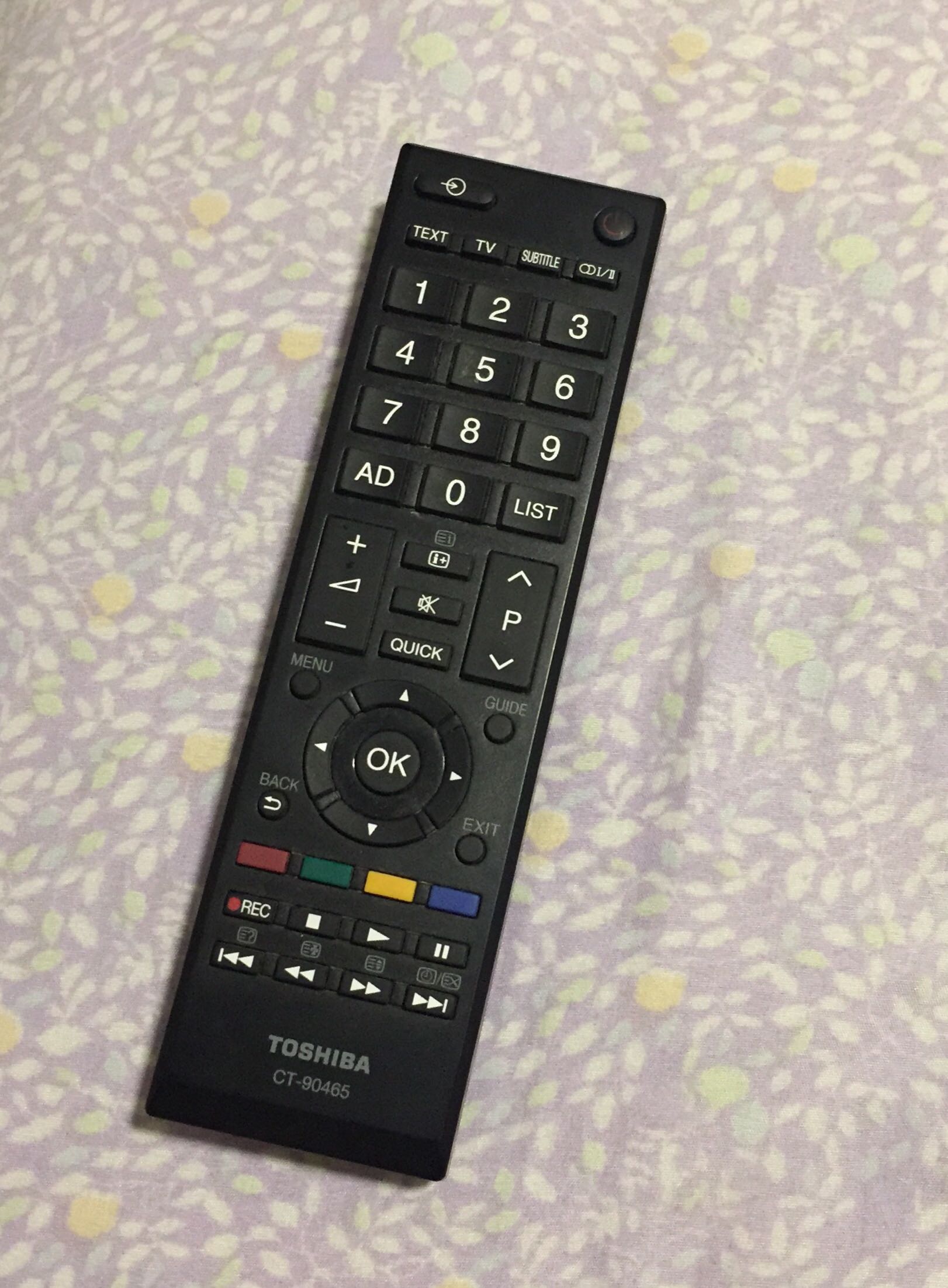 Authentic Toshiba TV Remote Control, TV & Home Appliances, TV ...