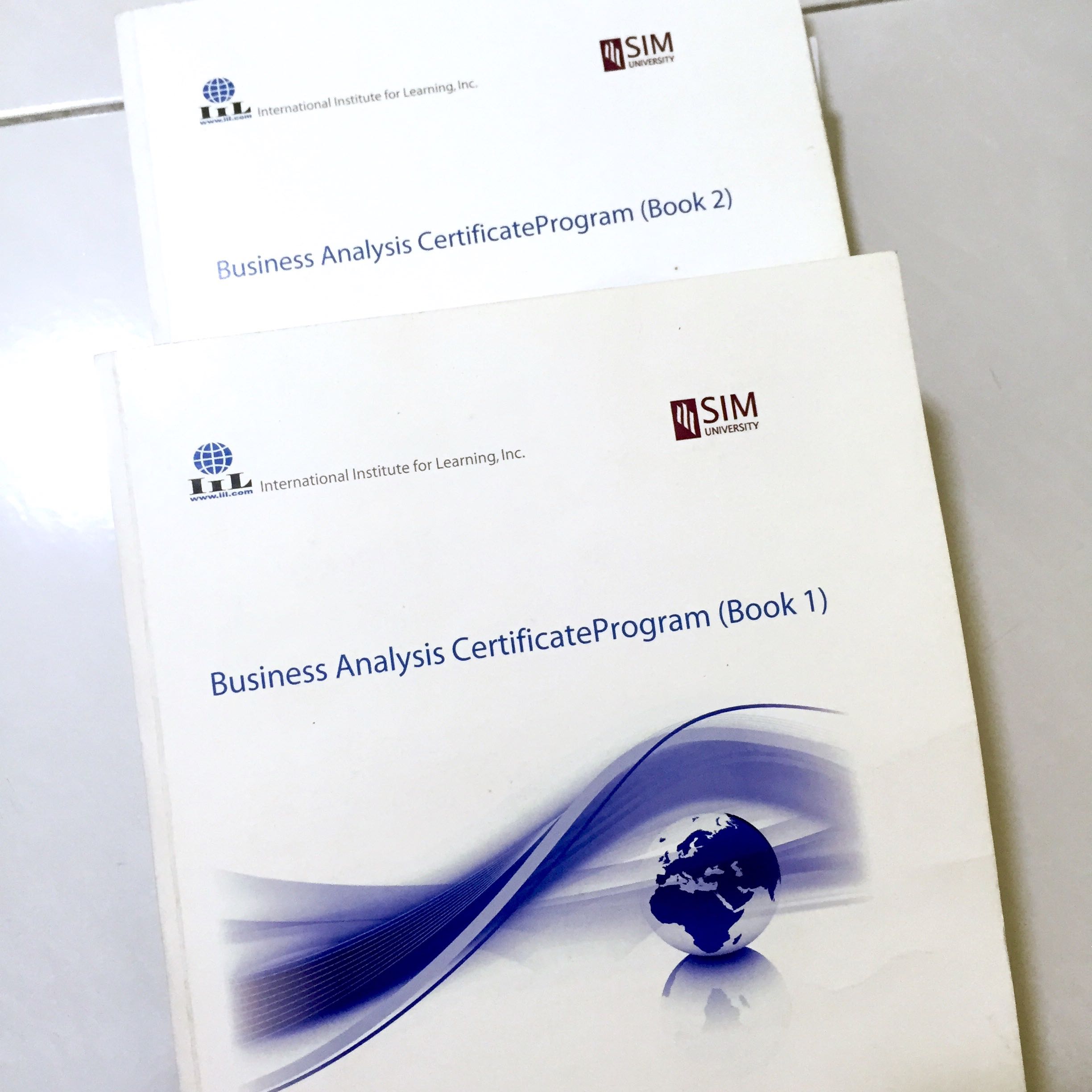 Business Analysts Certificate Program, Books & Stationery, Textbooks ...