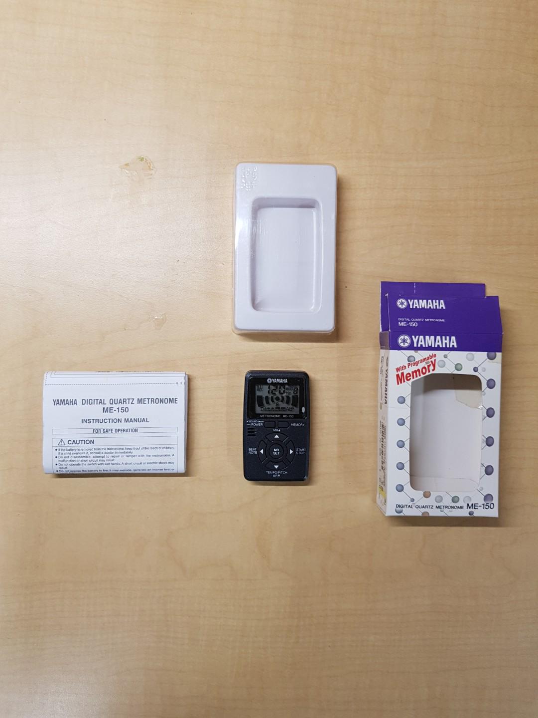 YAMAHA Digital Quartz Metronome [ME-150], Hobbies & Toys, Music & Media ...
