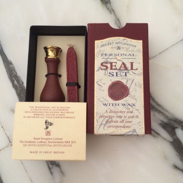 English Traditional Personal Seal, Hobbies & Toys, Books & Magazines ...