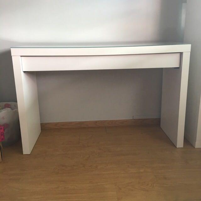 IKEA MALM Vanity/Study Table (w/ free chair!), Furniture & Home Living ...