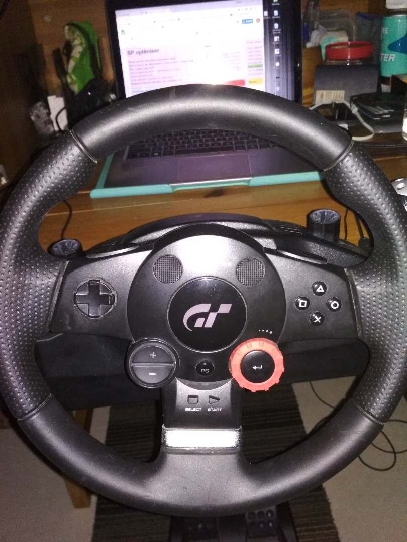 Logitech Driving Force GT Steering Wheel, Video Gaming, Video Game ...