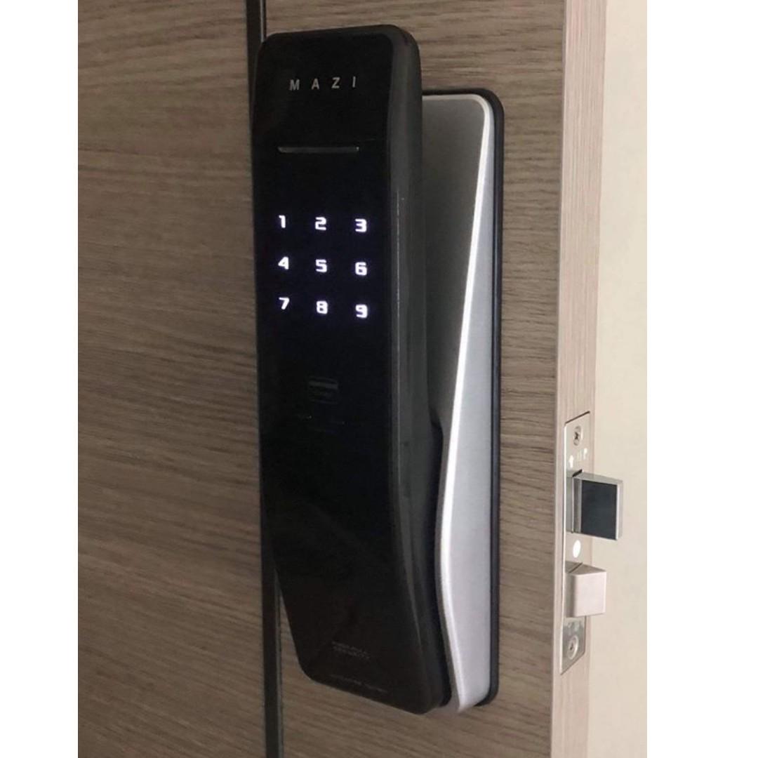 Mazi push pull digital lock, Furniture & Home Living, Security & Locks ...