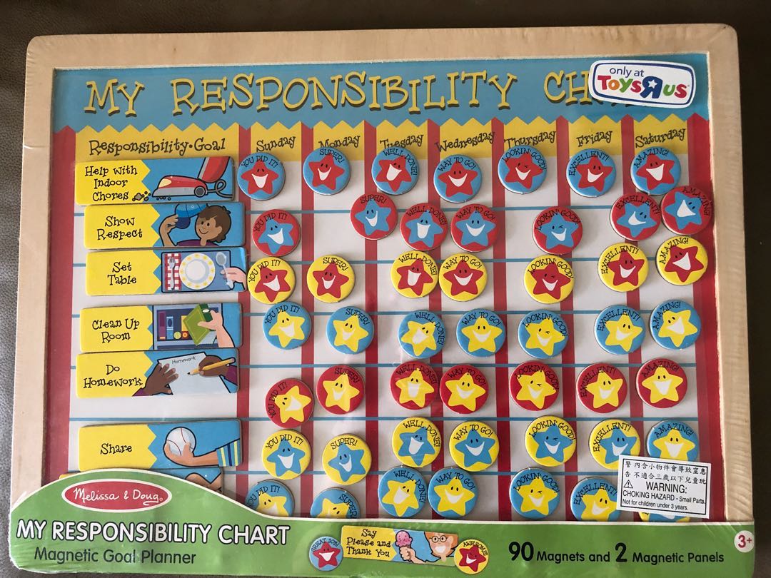 Melissa & Doug My Responsibility Chart, Hobbies & Toys, Toys & Games on ...