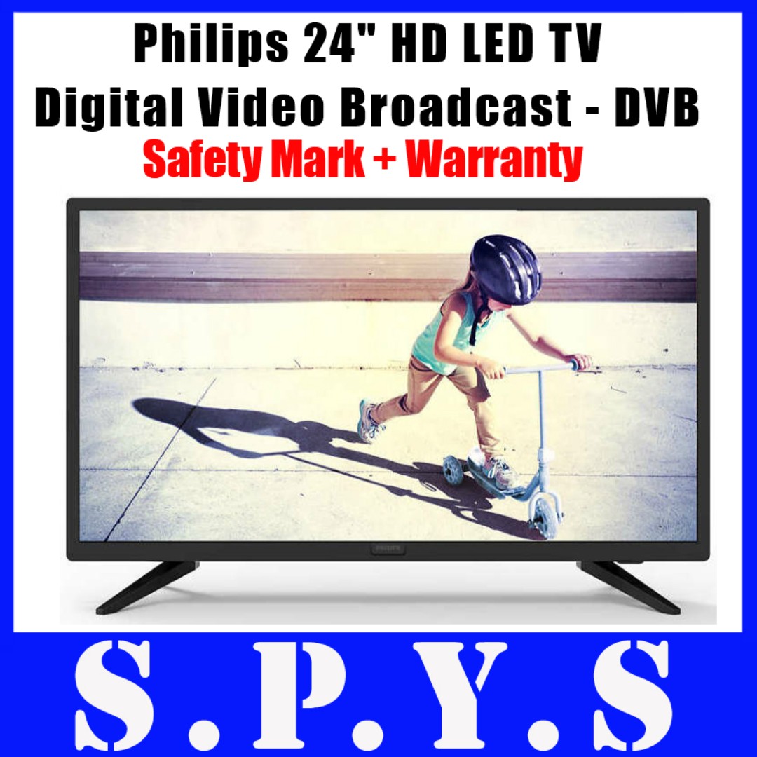 Philips 24PHT5565/98 24" Slim LED TV. DVB-T/T2. Pixel Plus HD. Latest ...
