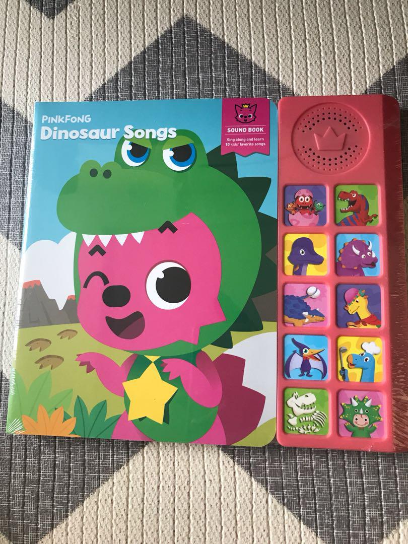 Pinkfong Dinosaur Songs Song Book, Hobbies & Toys, Books & Magazines ...