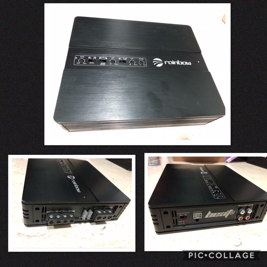 Rainbow Beat2 2channel amplifier, Car Accessories, Accessories on Carousell