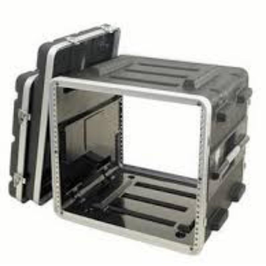 Road Ready- ABS-8U Rack case w/wheels , Hobbies & Toys, Music & Media ...