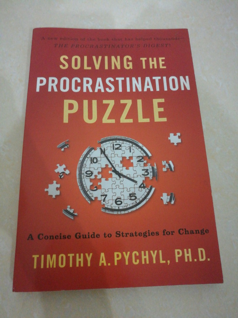 Solving the procrastination puzzle (Personally recommend) Ask me for ...