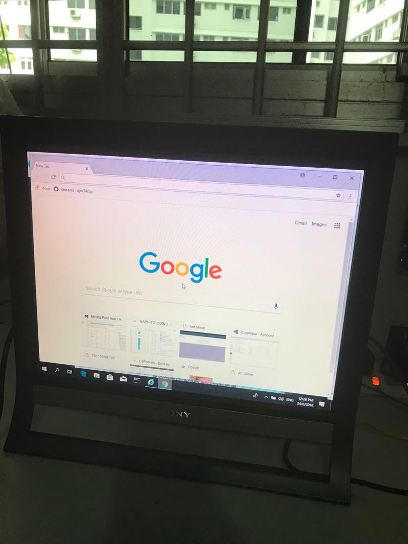 Sony Computer Monitor TFT LCD, Computers & Tech, Parts & Accessories ...