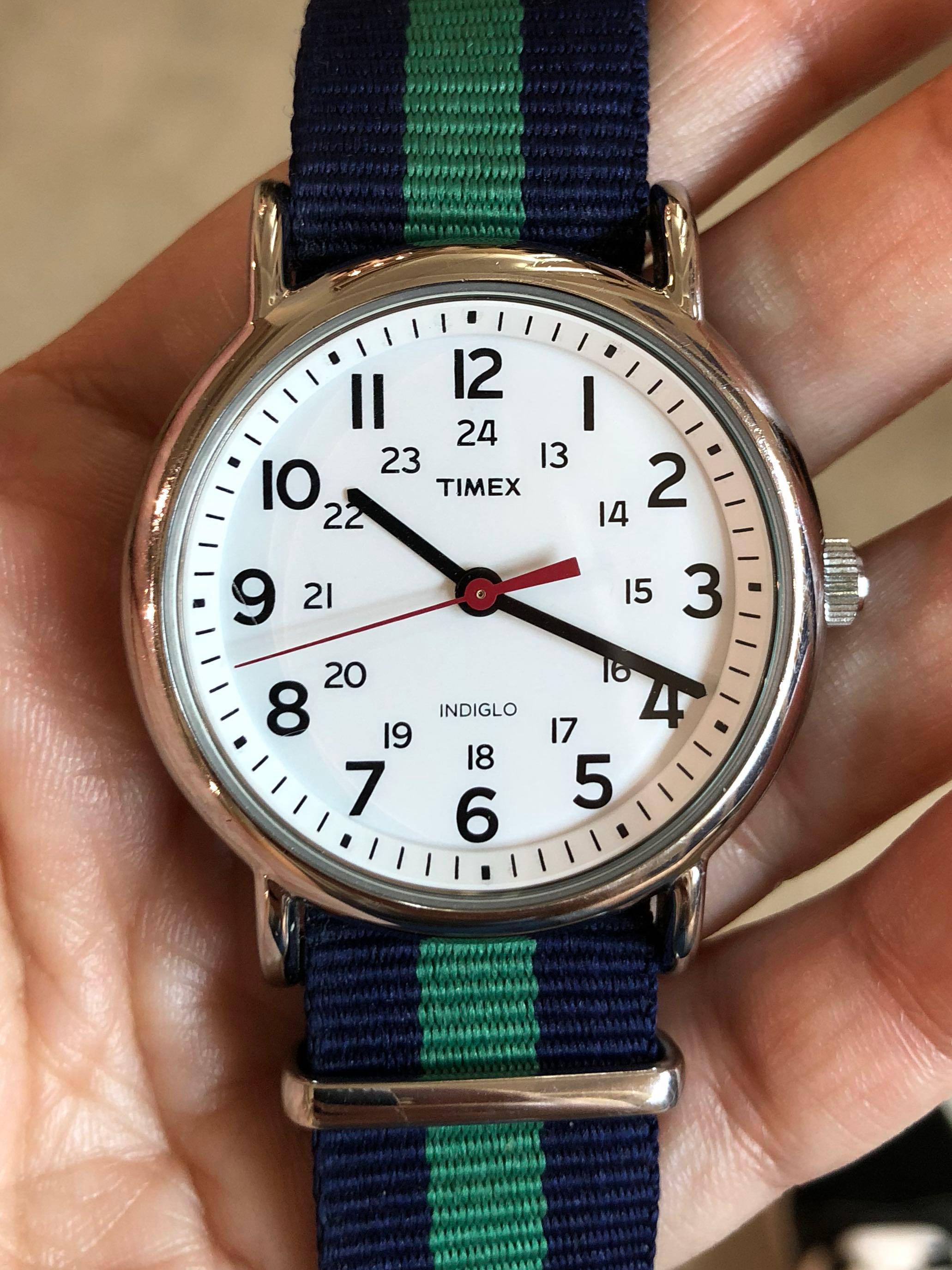 Timex Weekender Fabric Strap Watch, Women's Fashion, Watches ...
