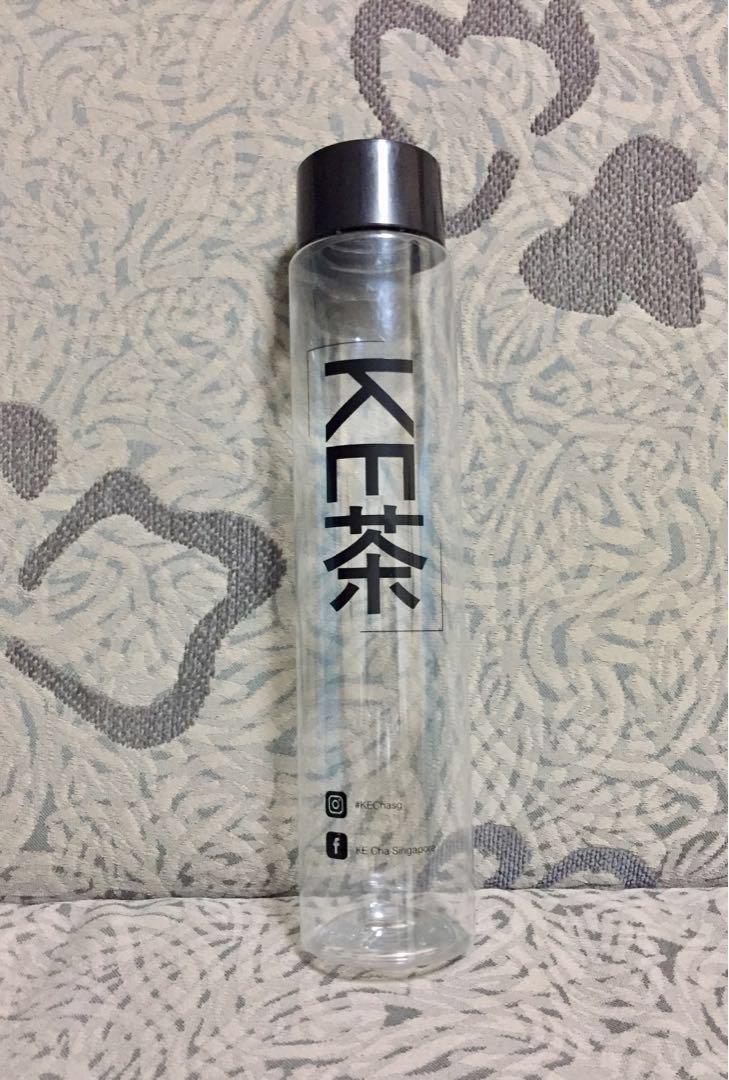 FWP Uniquely Slim and Tall Cylinder Clear Plastic Water Bottle 500ml 25 ...