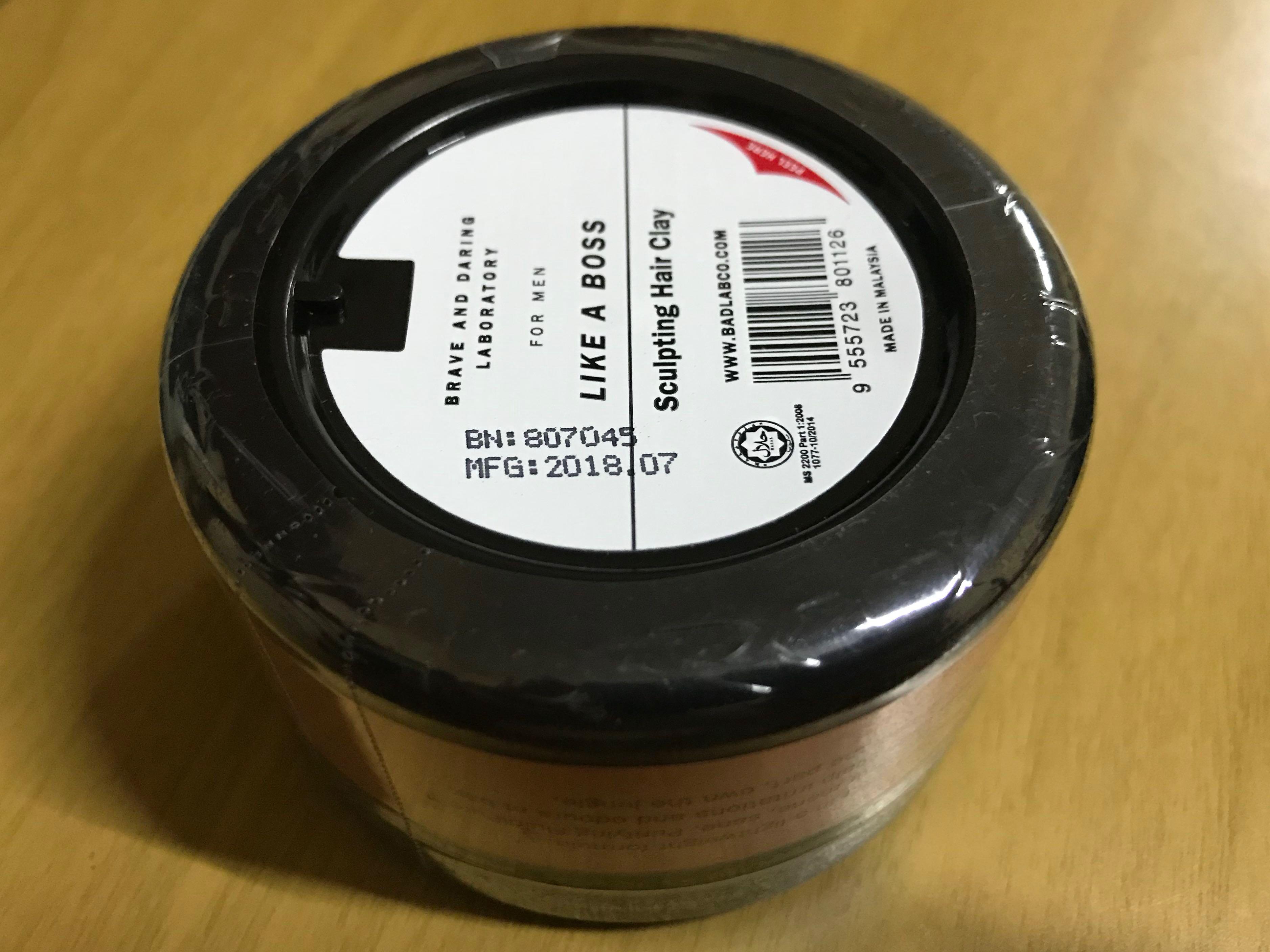 BAD LAB Sculpting Hair Clay 80g, Beauty & Personal Care, Bath & Body ...