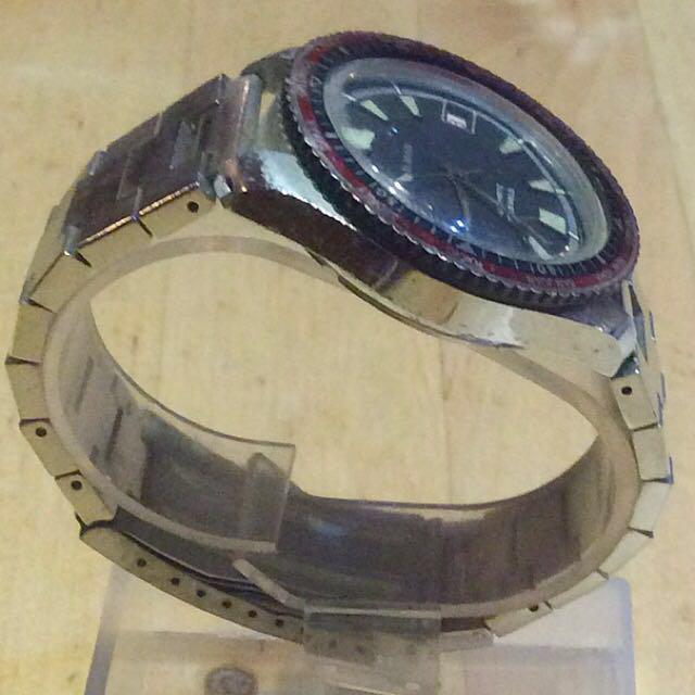 Baron Vintage Diver Dive Watch World Time Bezel From Germany Submariner ...