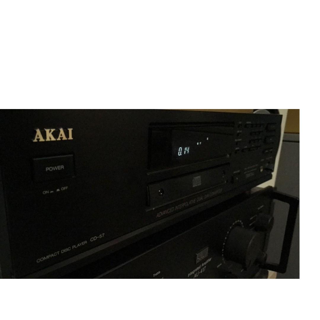 CD-PLAYER AKAI CD-57 (Vintage Audiophile CDP and Built like a Tank ...