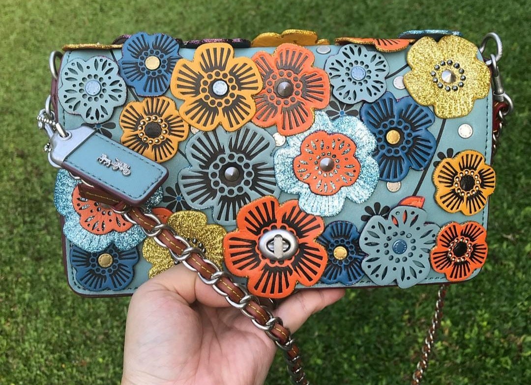 Coach Dinky Tea Rose, Barang Mewah, Tas & Dompet di Carousell