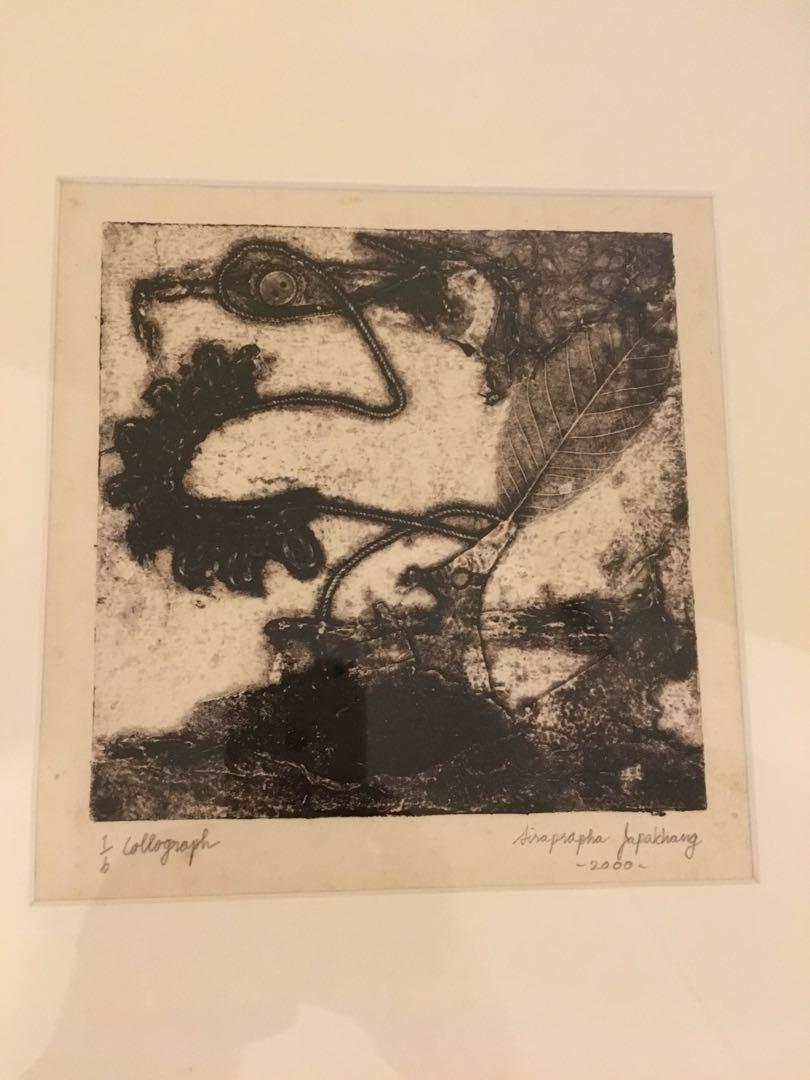 Collagraph painting, Hobbies & Toys, Stationery & Craft, Art & Prints ...