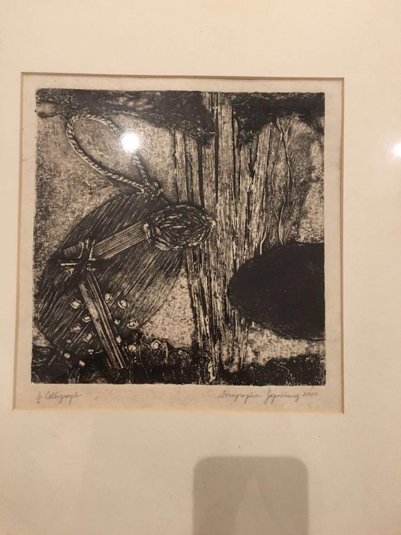 Collagraph painting, Hobbies & Toys, Stationery & Craft, Art & Prints ...