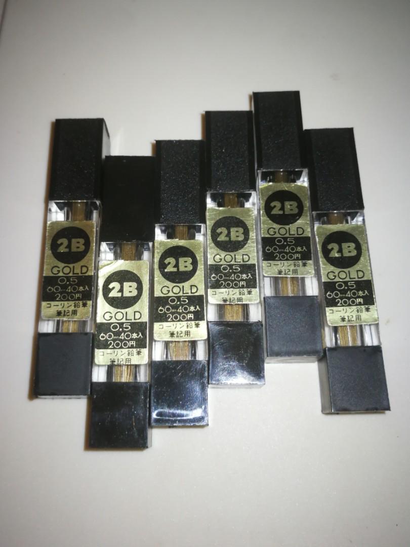 Colleen Gold Pencil Leads 0.5mm 40s, Hobbies & Toys, Stationery & Craft ...