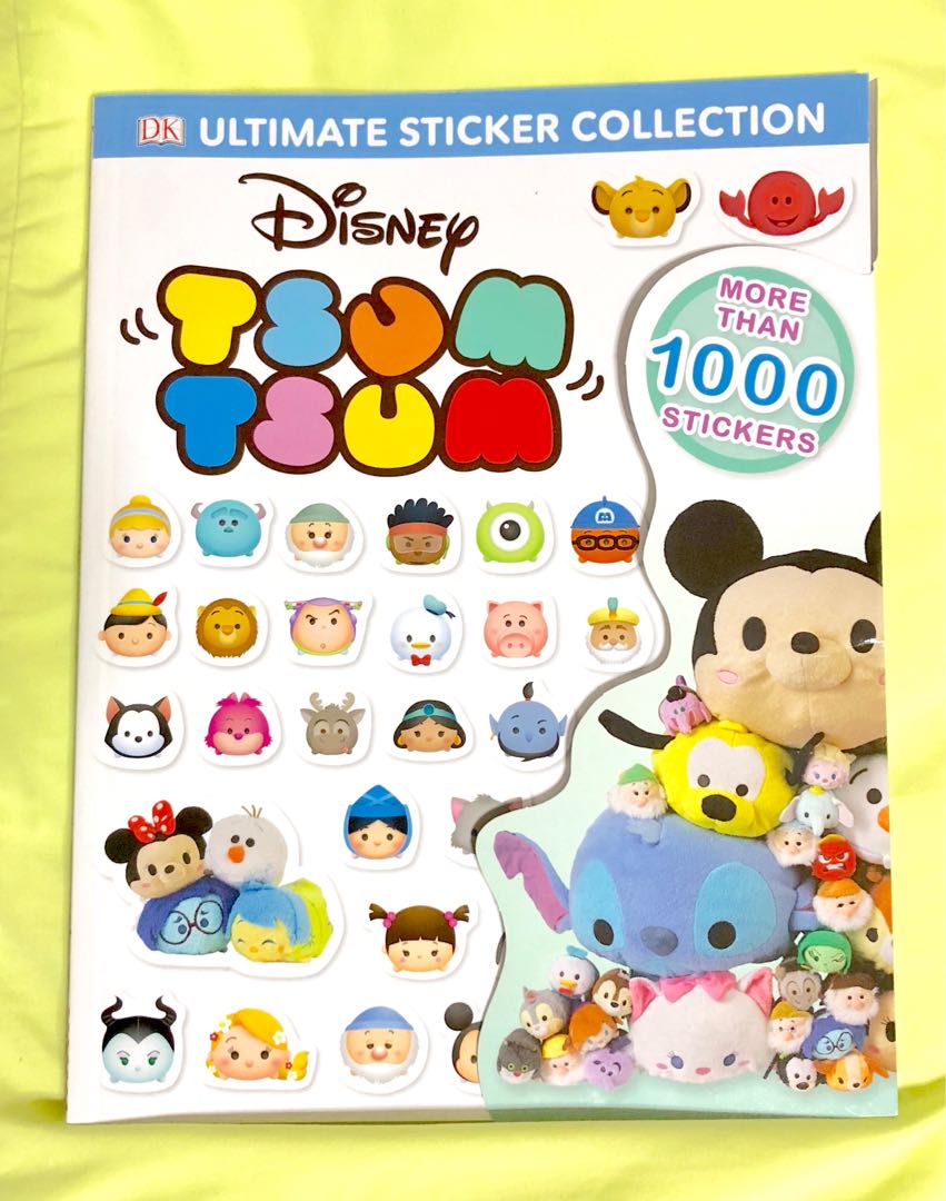Disney Tsum Tsum Ultimate sticker collection book, Hobbies & Toys ...