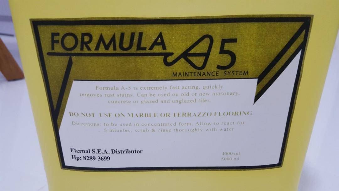 Formula A5 Cleaning Solution, Everything Else on Carousell
