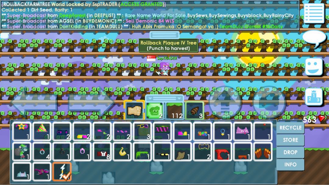 Growtopia zeus account, Video Gaming, Gaming Accessories, Game Gift ...