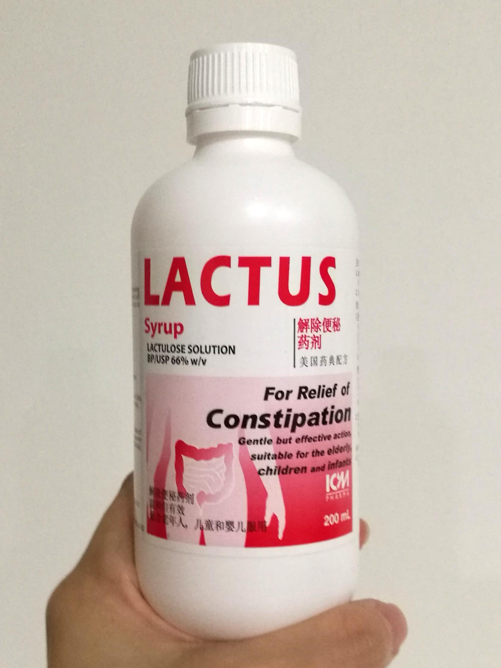 3 Only! Lactus Syrup 200ml (lactulose laxative), Health & Nutrition ...